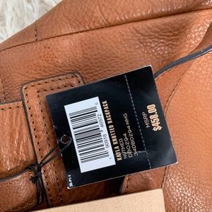 Frye | Bags | Frye Kayla Knotted Backpack Nutmeg Leather Nwot Retails ...